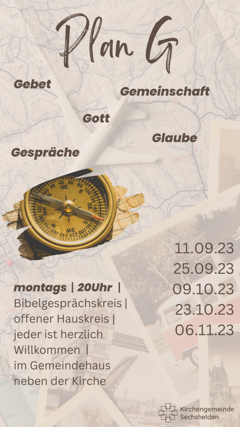 Plan G – Kirchengemeinde Sechshelden